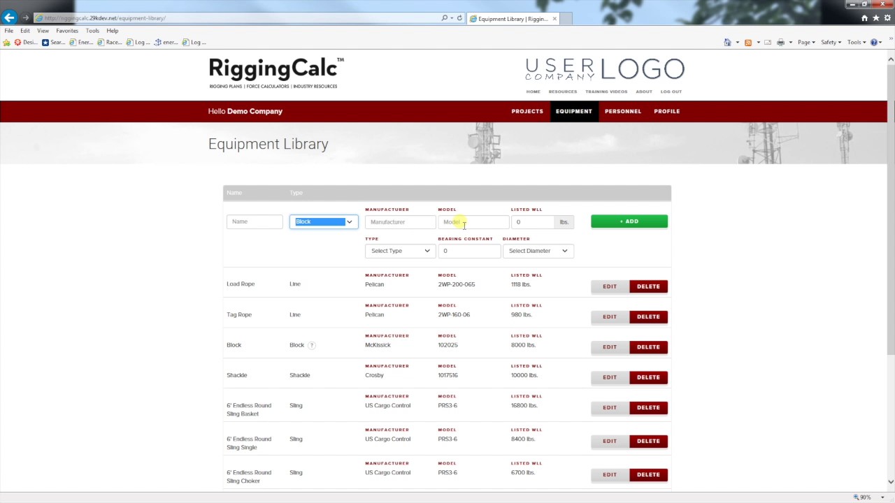 RiggingCalc - Equipment and Personnel - YouTube
