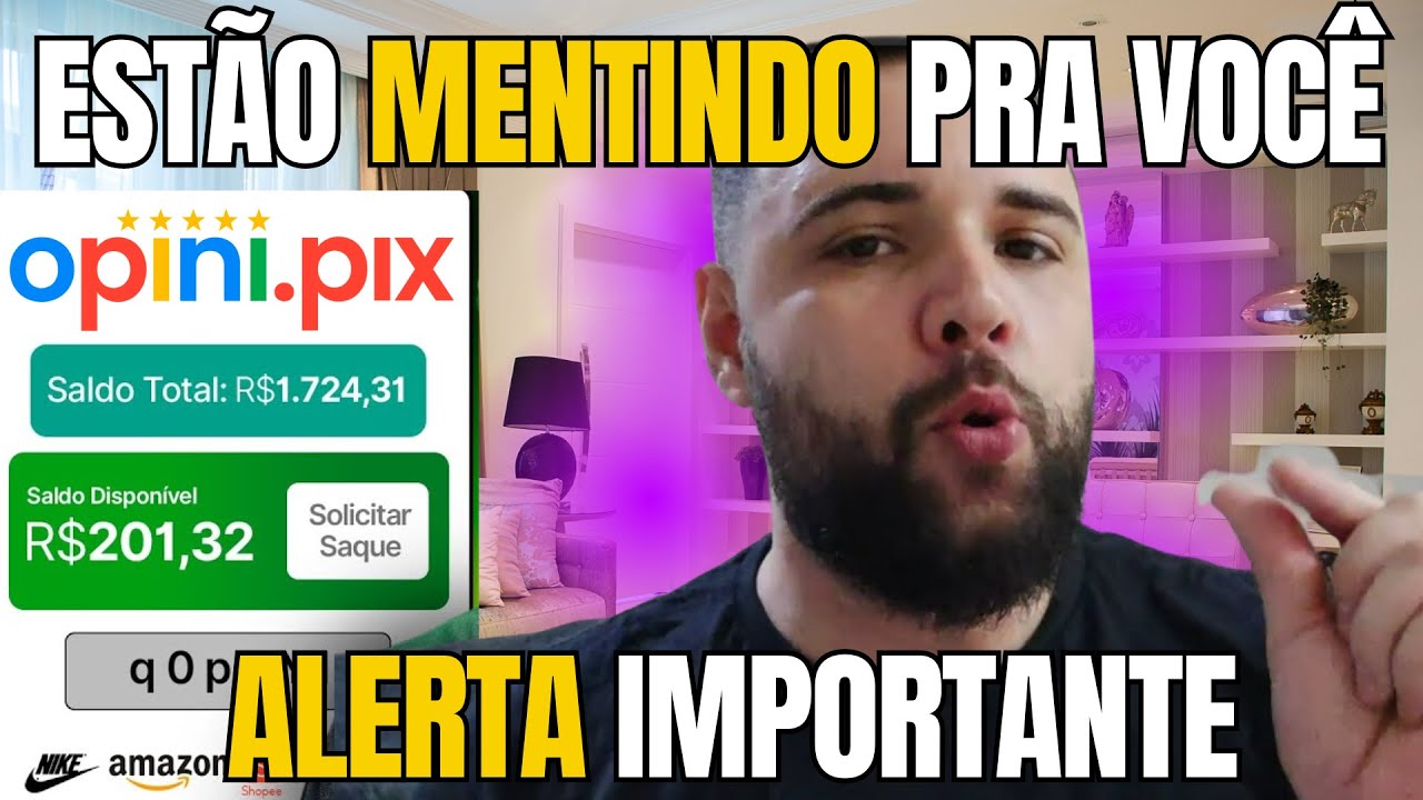OpiniPix FUNCIONA? (🚨É GOLPE?) APP OpiniPix é Confiável? Opini Pix Como ...