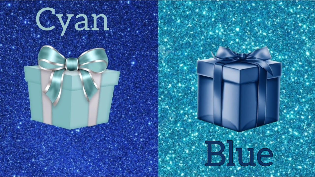 CHOOSE YOUR GIFT 🎁🎁🎁 Cyan 🐬 or Blue 🐟 - YouTube