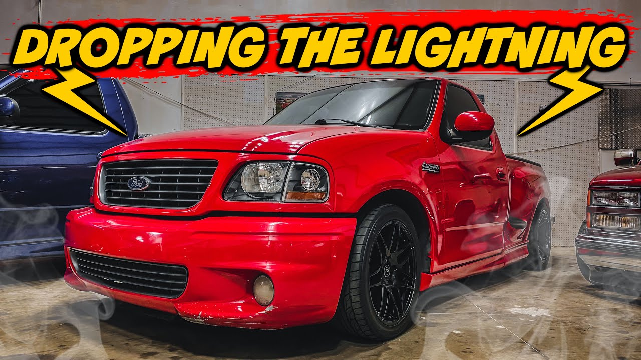 2001 FORD F150 LIGHTNING GETS A 2/4 BELLTECH DROP KIT ! - YouTube