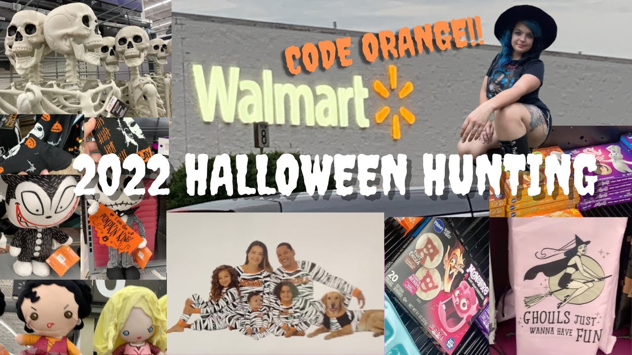 2022 Code Orange Halloween Hunting at Walmart! Cheap Halloween Decor Spooky Szn - YouTube