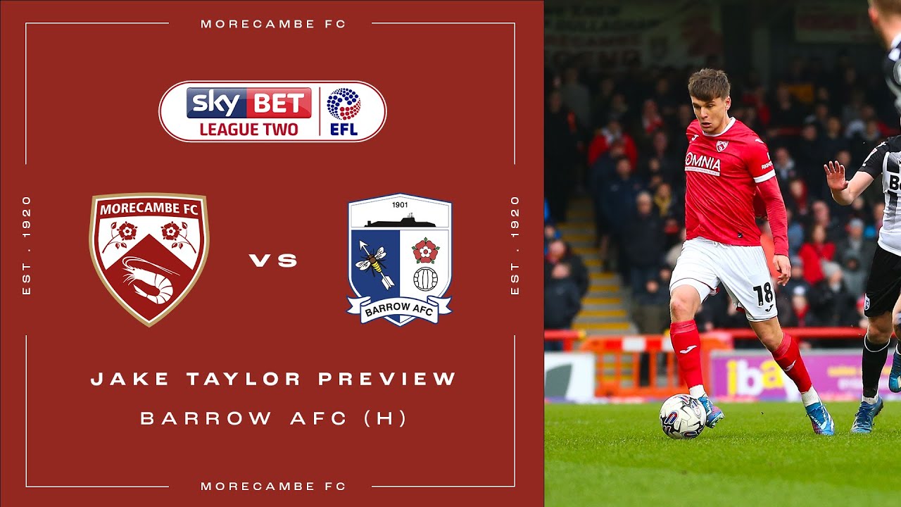Taylor anticipates Barrow clash - YouTube