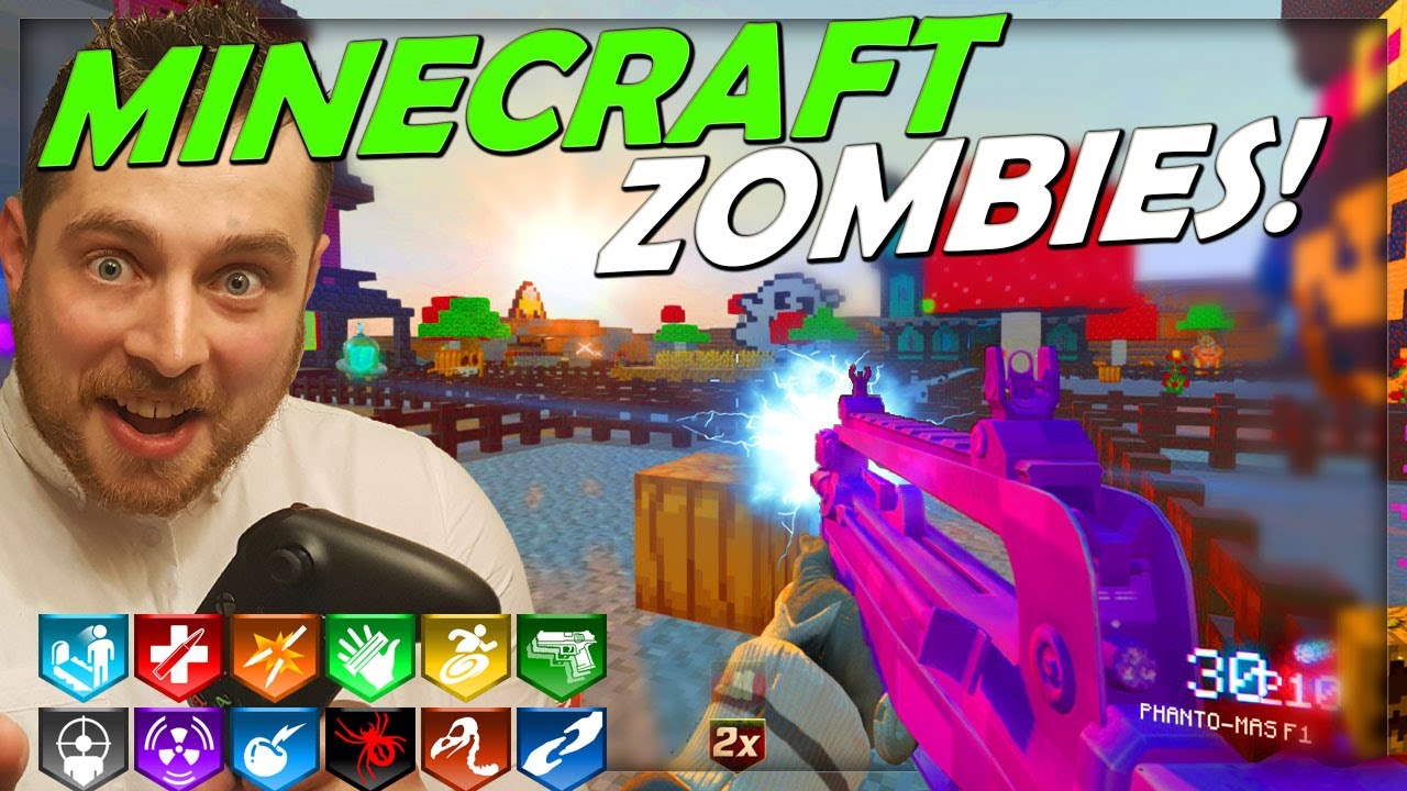 Super Cool Minecraft Zombies Map! Custom Call of Duty Zombies Easter ...