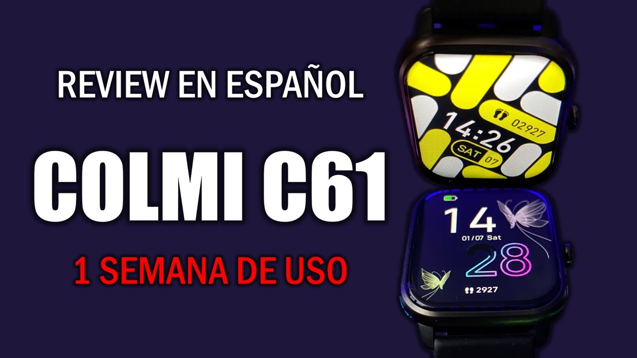 ⌚️ Colmi C61 Smart Watch Review 2023 en Español | Todas sus funciones 👌 ...