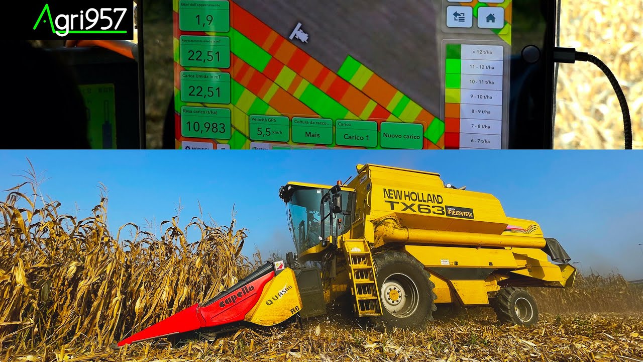 MAPPA DI RACCOLTA CON QUALSIASI MIETITREBBIA? CON @FieldView YIELD KIT ...