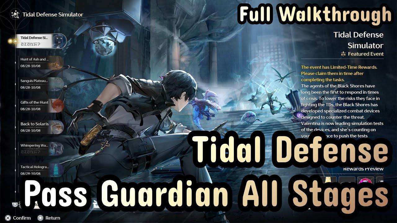 Tidal Defense Event Guide | Full Walkthrough | Day 1 | Pass Guardian ...