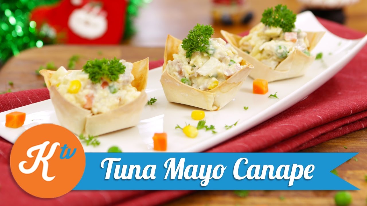 Resep Tuna Mayo Canape | MEGA LESTARY - YouTube