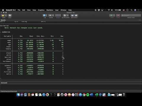 Working with Data in Stata: How to Import Excel Files into Stata - YouTube