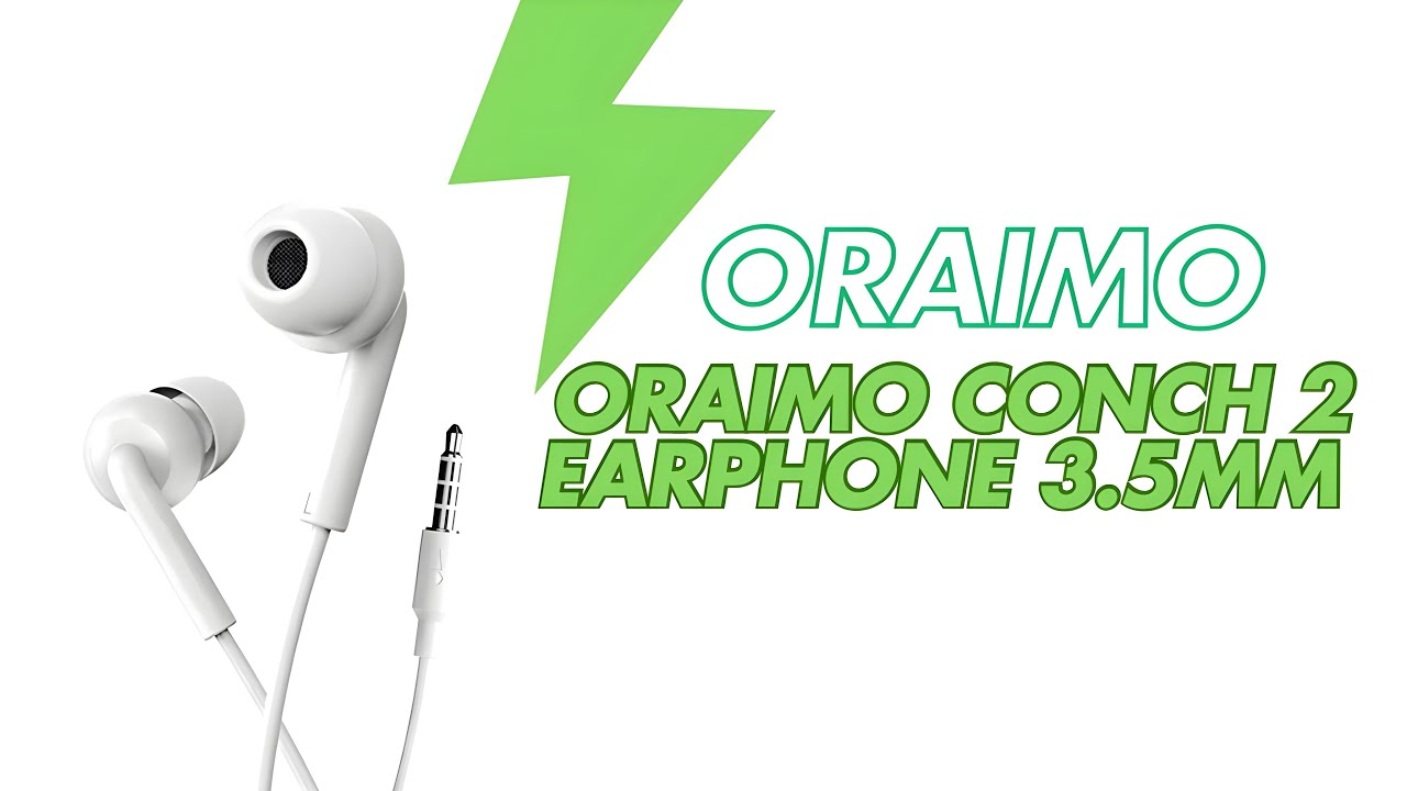 Oraimo Conch 2 Earphone 3.5mm | White - YouTube