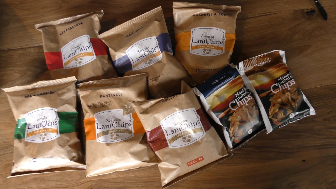 Test av Grillchips från Svenska Lantchips - NYHET - YouTube