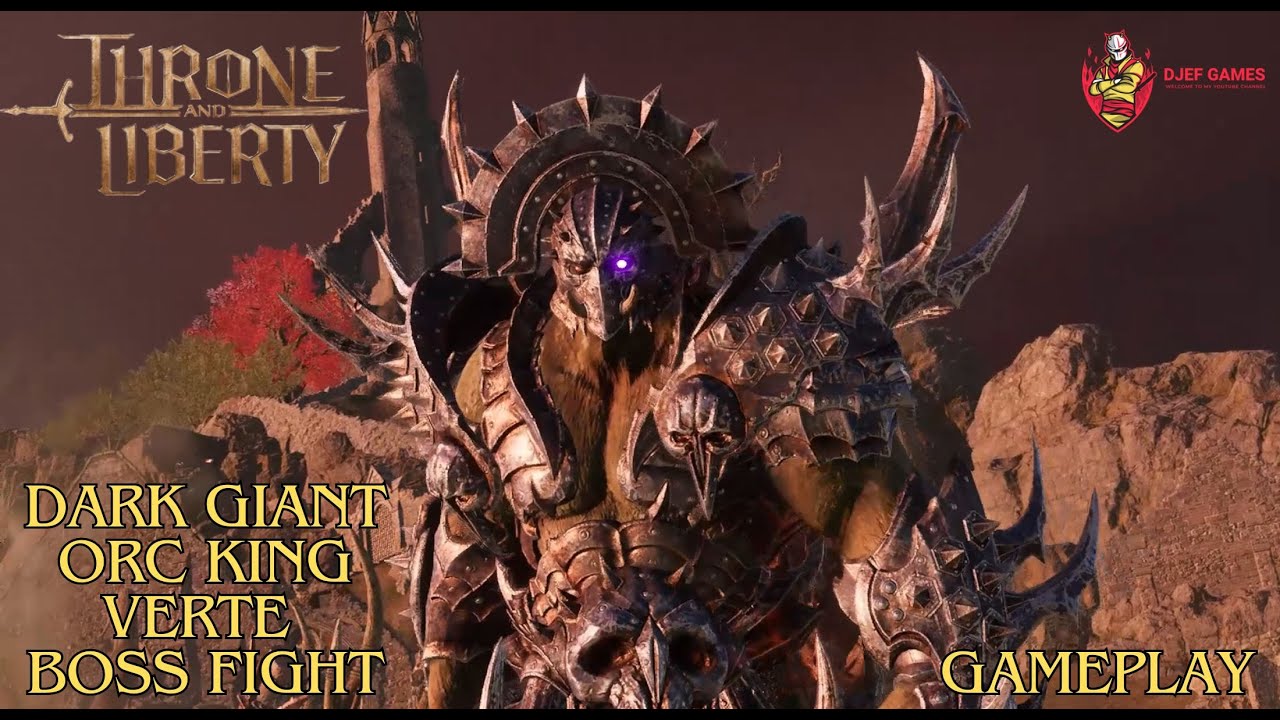 Throne and Liberty - Gameplay | Dark Giant Orc King Verte Boss Fight ...