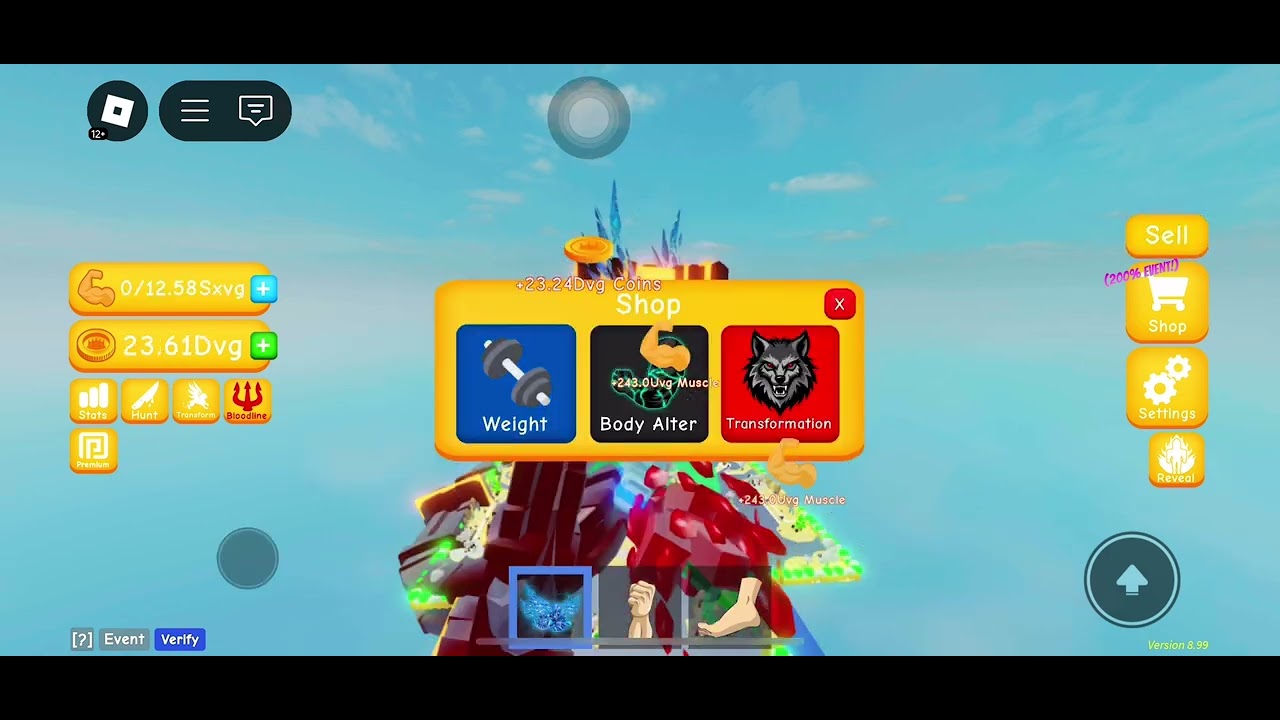 Roblox Legacy Lifting Simulator (F2P) - Stage 27 (216 Hours) - YouTube