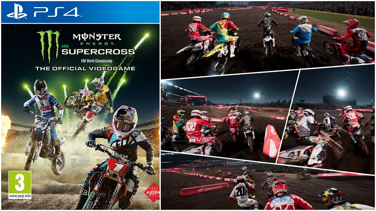 Monster Energy Supercross: The Official Videogame Playstation motocross ...