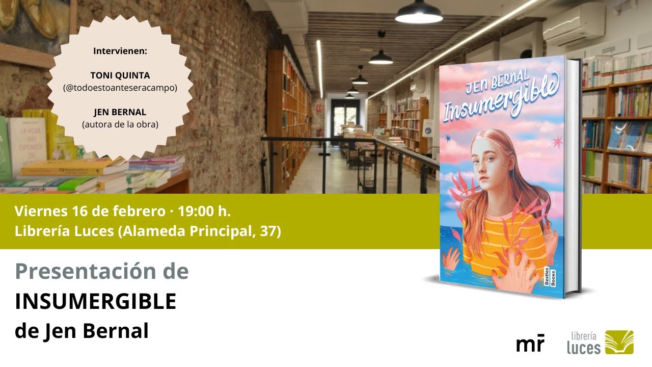 Presentación de 'Insumergible', de Jen Bernal - YouTube