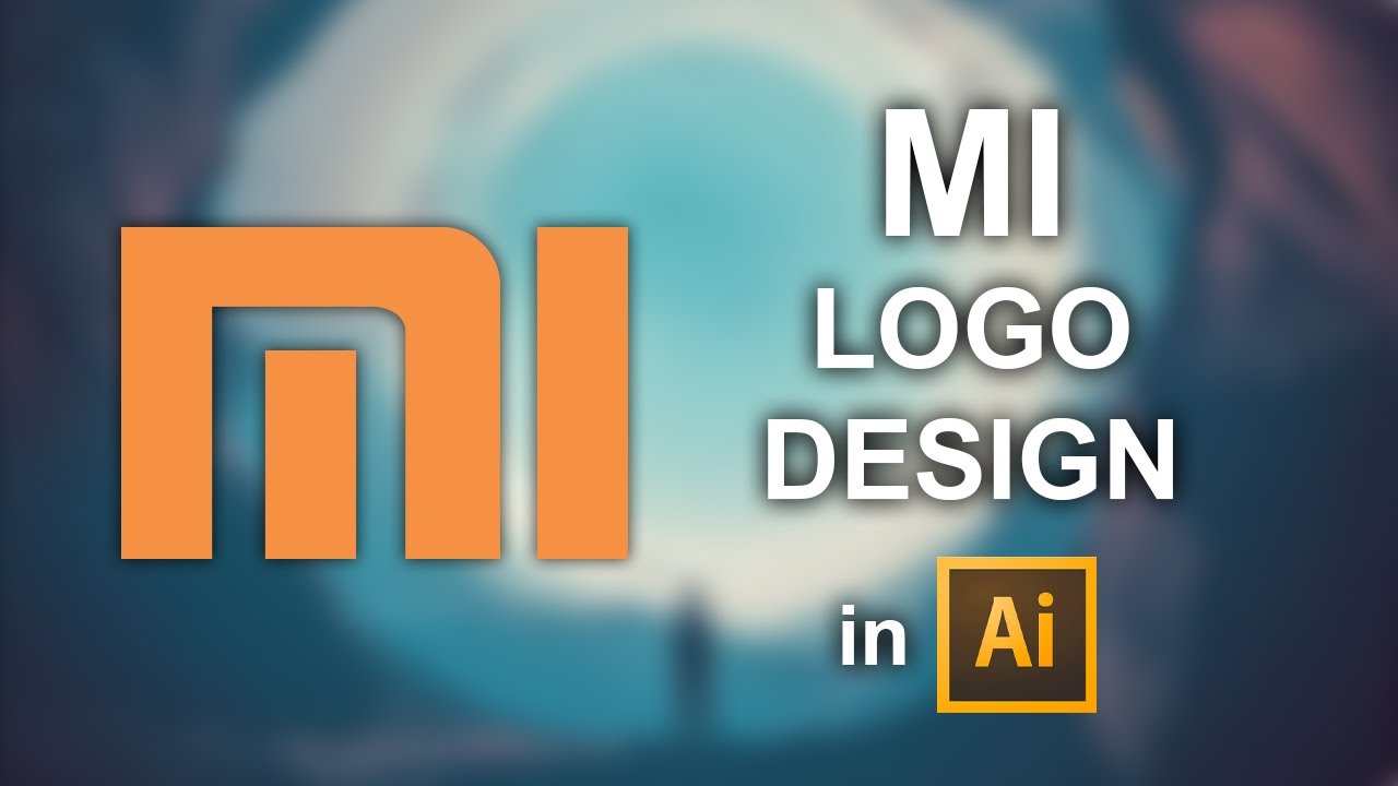 Mi (Xiomi) Logo Design in Illustrator CC Using Basic shapes - YouTube