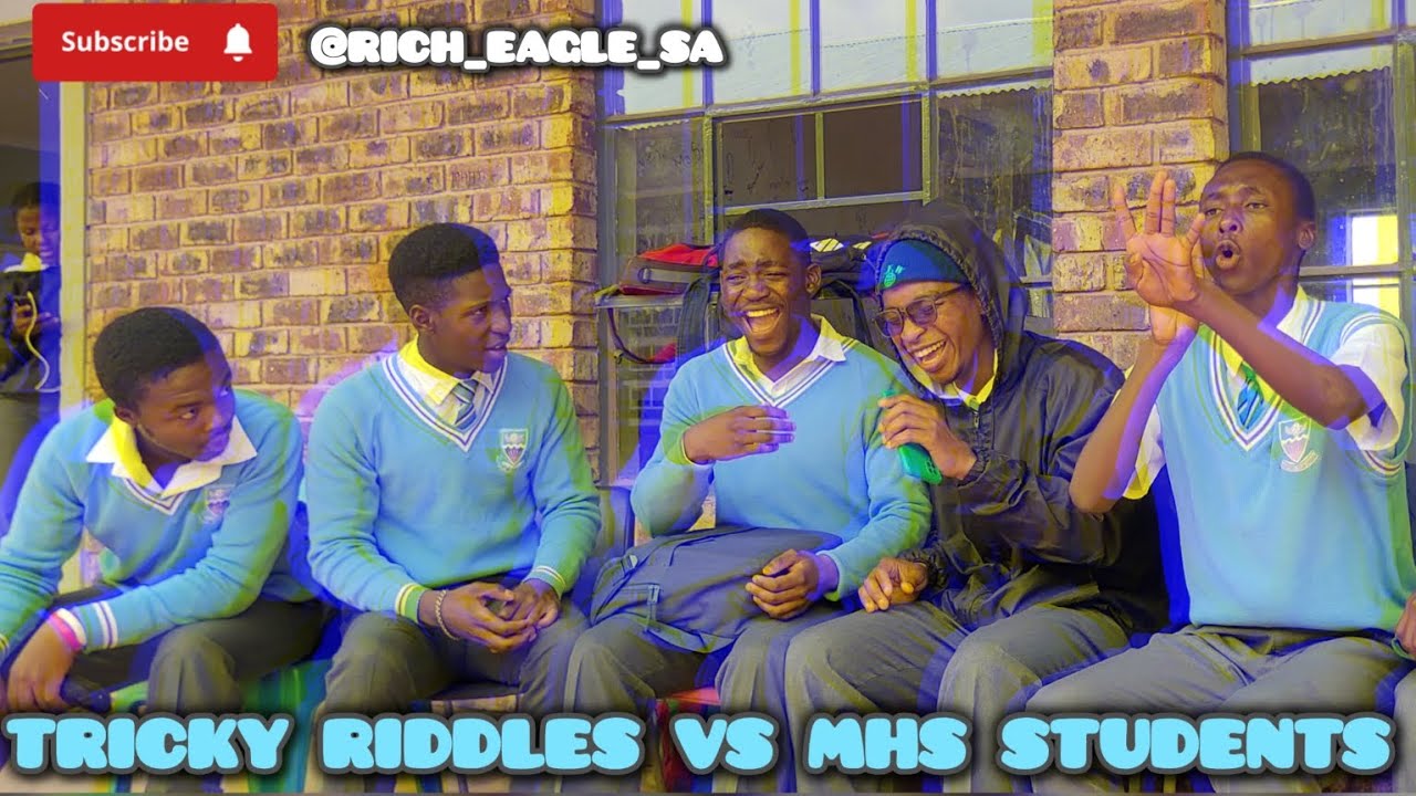 TRICKY RIDDLES VS STUDENTS | HIGH SCHOOL EDITION |SA YOUTUBER 🇿🇦 - YouTube