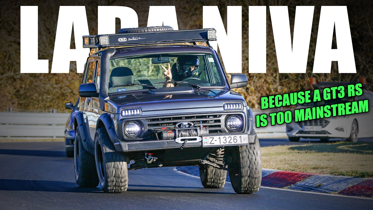 Lada Niva SENT on the Nürburgring! Head Hurt from Laughing! - YouTube