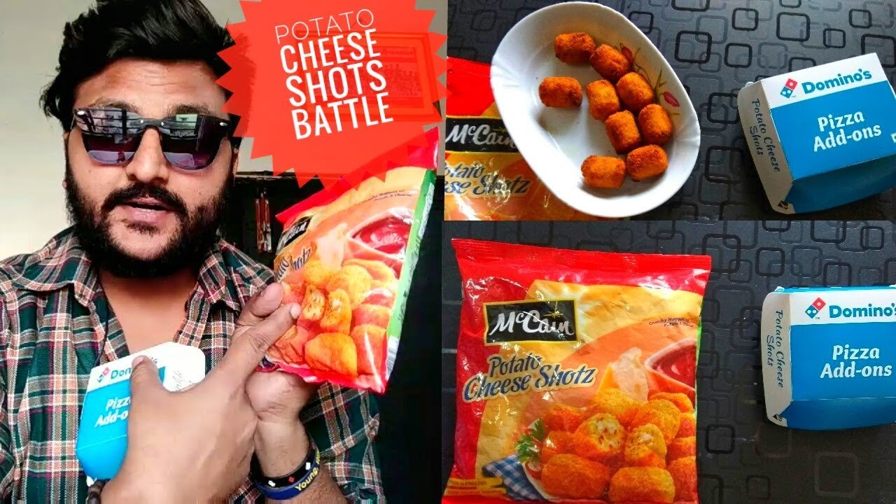 Domino's Potato Cheese VS McCain Potato cheese Shotz 🔥|| Potato Cheese ...