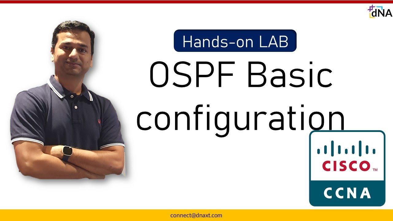 CCNA Practice LAB OSPF Basic configuration - YouTube