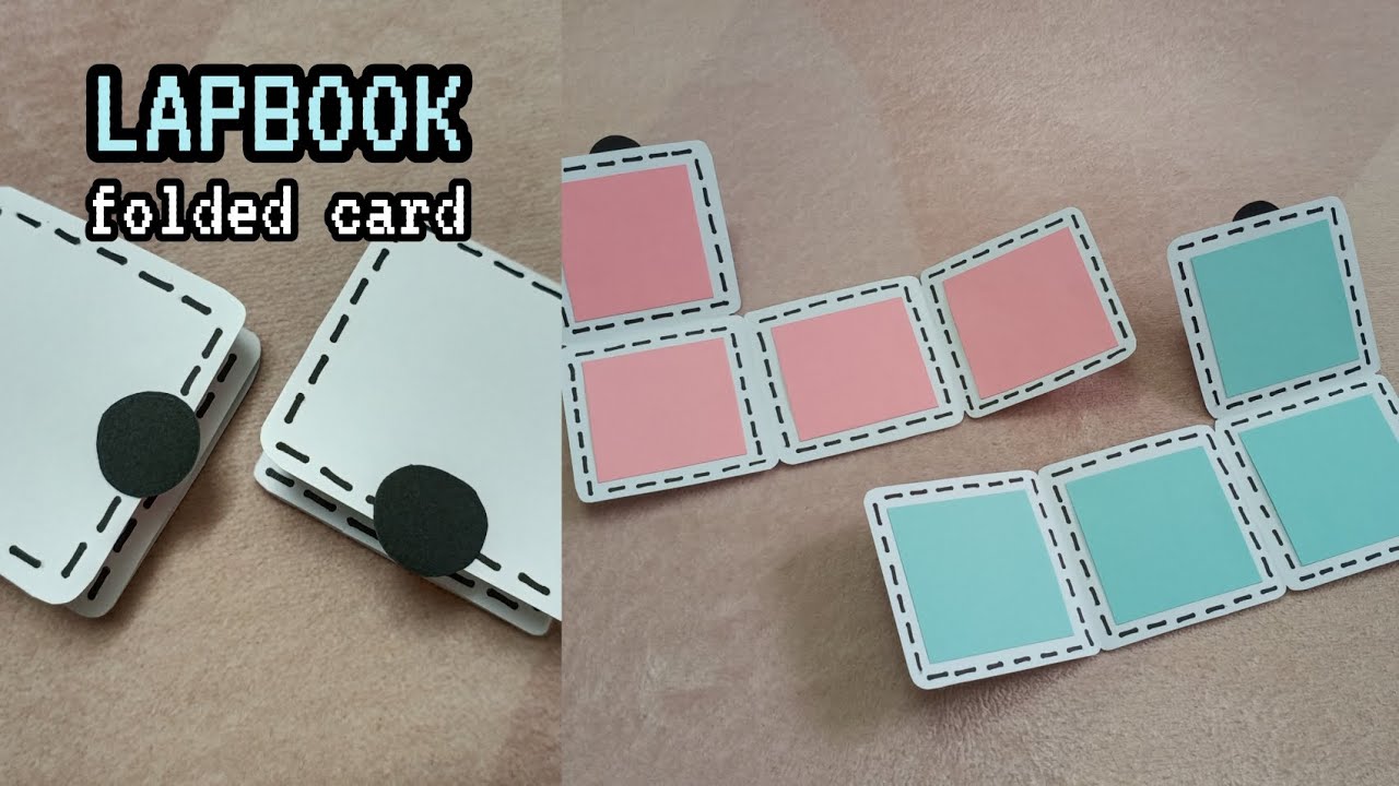 Lapbook Folded Cards - YouTube