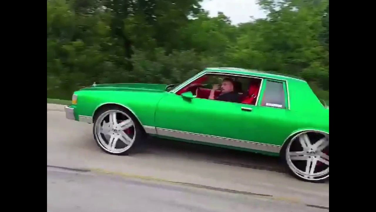 2-door box chevy on 26’s 7”lip LS with twin turbos, full suspensions by ...