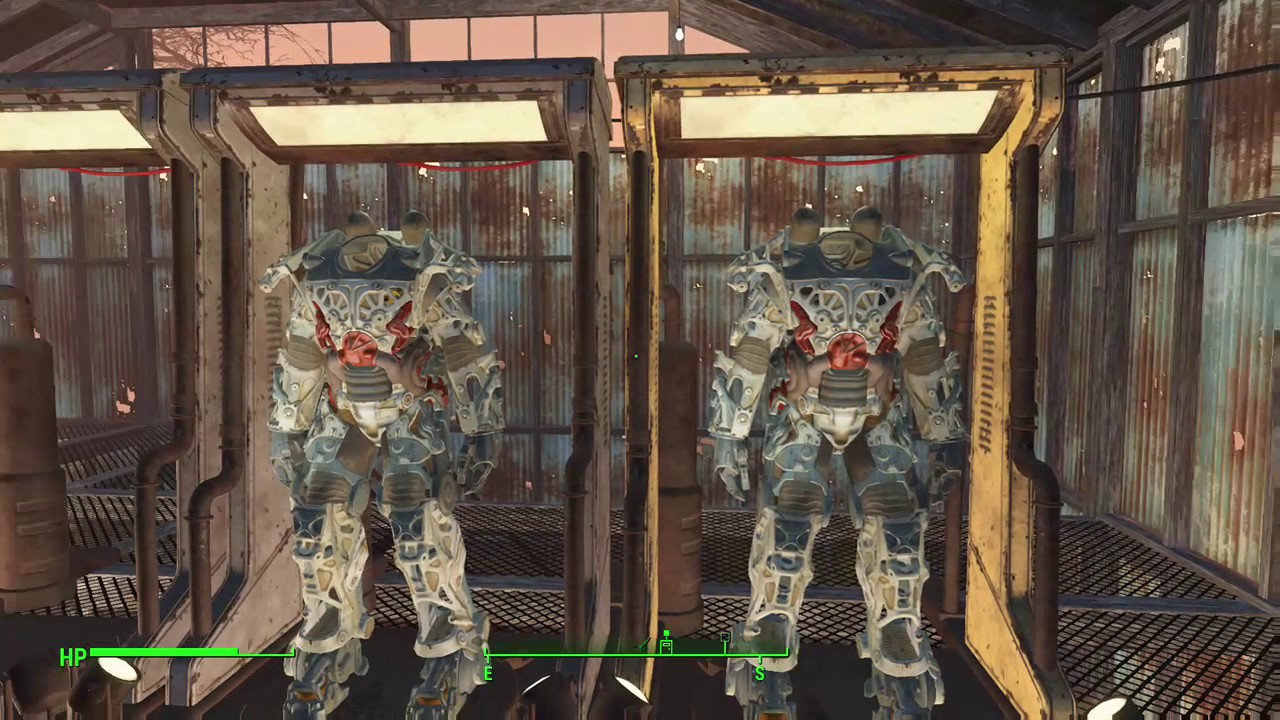 Fallout4 Power Armor garage - YouTube