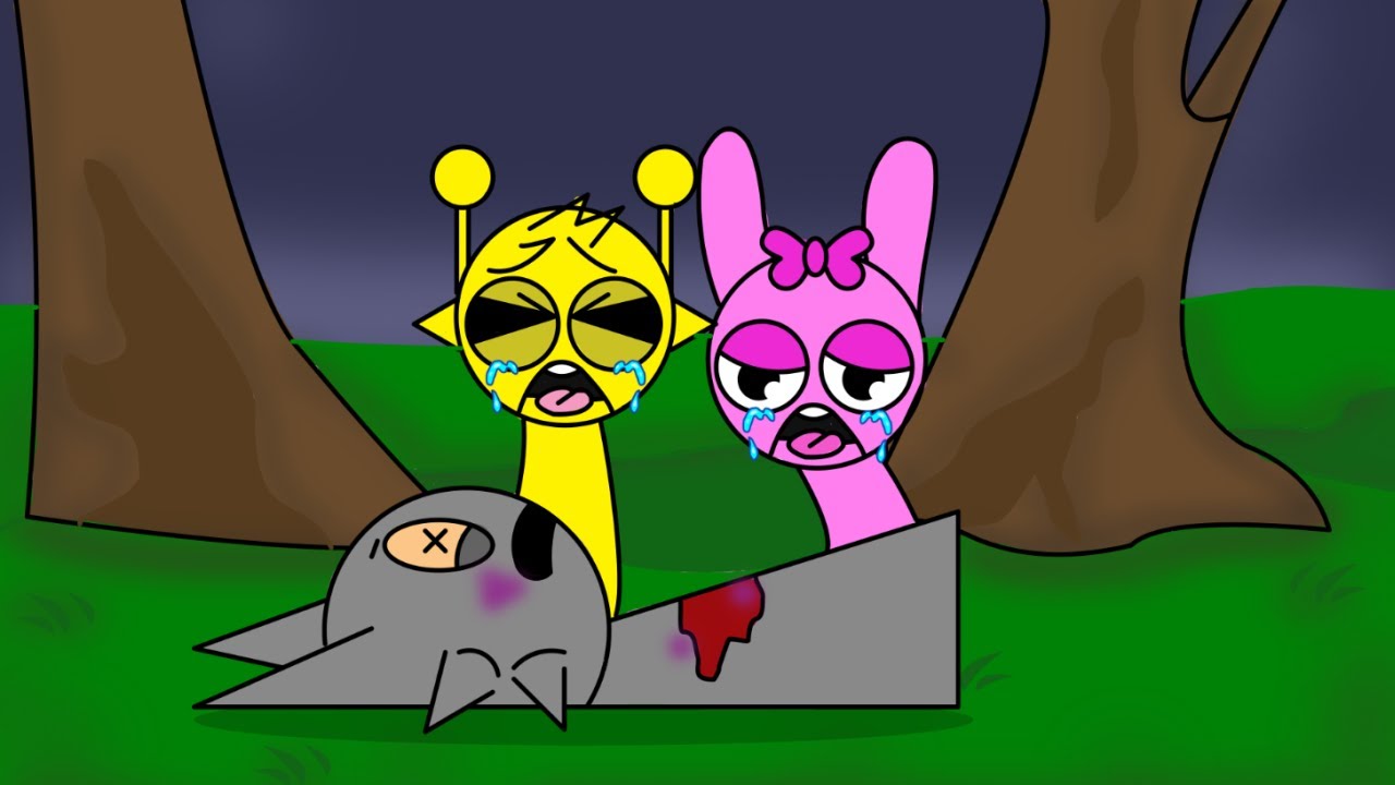 Gray Dies Forever | Sprunki Incredibox Coloring Story - YouTube