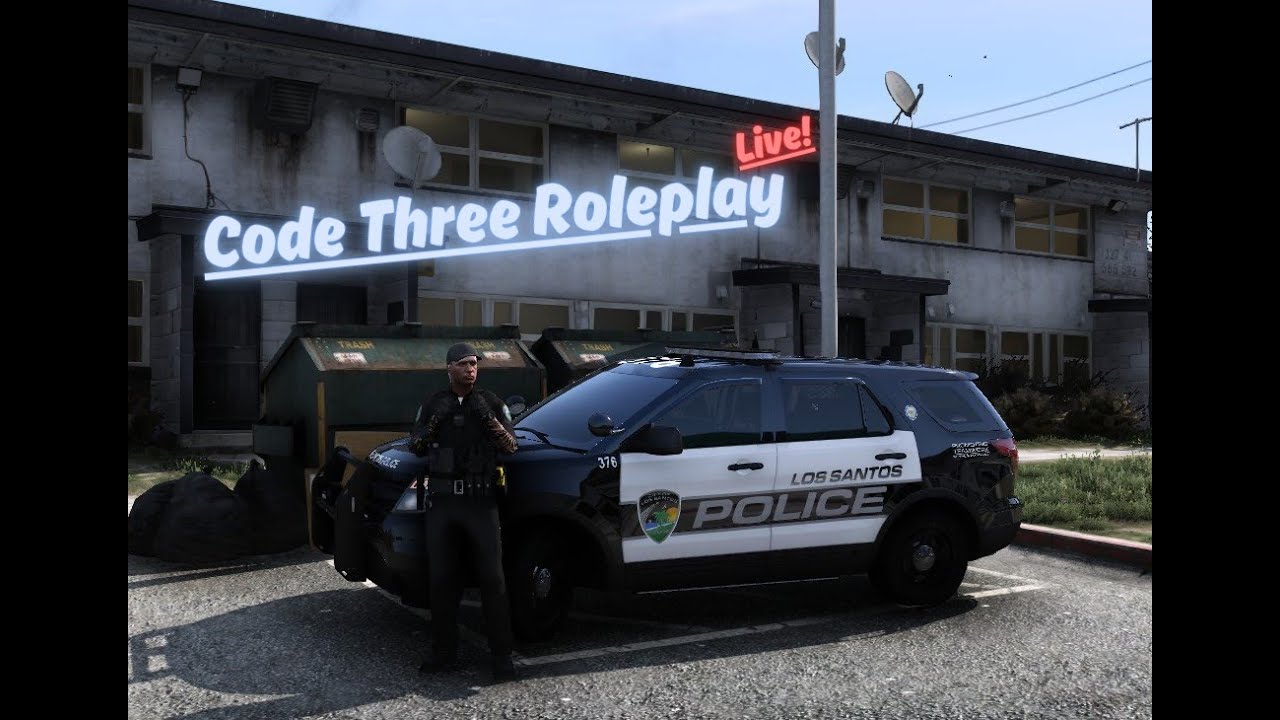 Code Three Roleplay | FivePD / GTA 5 / FiveM | PC | Cop in the Big City ...