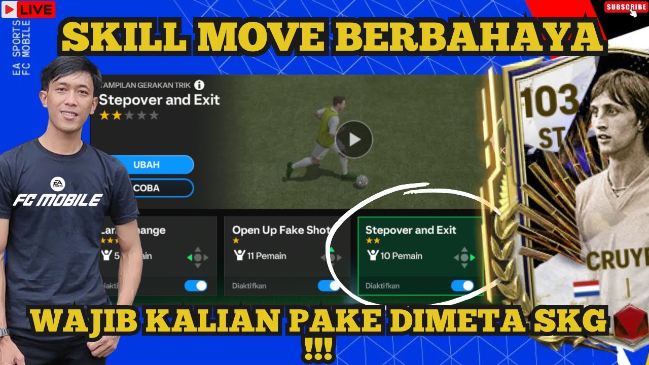 IMPROVE GAMEPLAY PAKE SKILL MOVE INI !! EA SPORTS FC MOBILE 2024 - YouTube