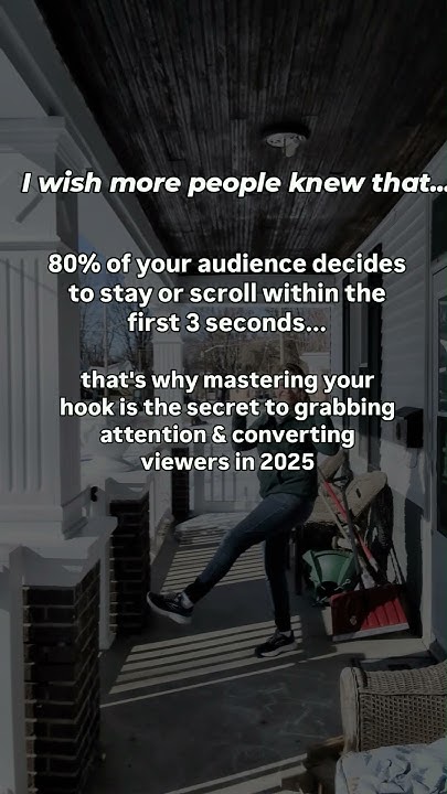 "Master the Hook: the secret to grabbing attention & converting viewers" Tuesday, Jan 14! - YouTube