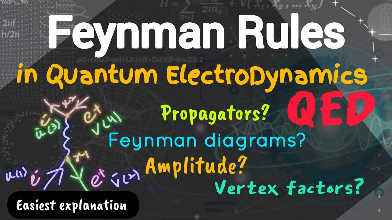 Feynman Rules in QED - Quantum ElectroDynamics - Easiest explanation - YouTube