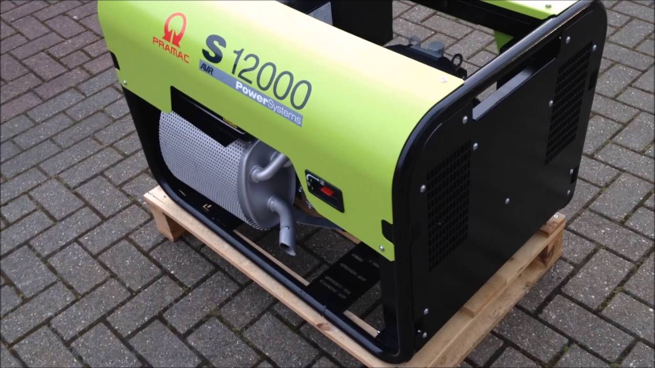 Pramac S12000 met Honda GX630 Motor - YouTube