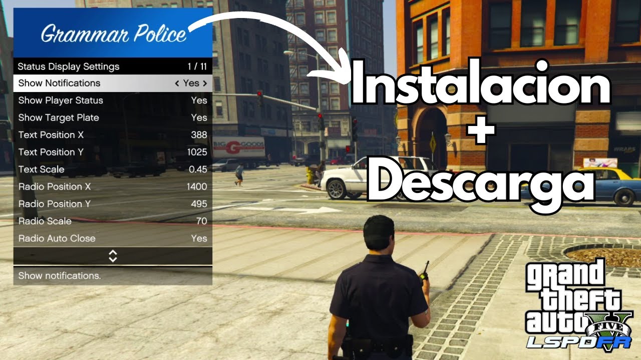 GRAMMAR POLICE: Tutorial de Instalacion Paso a Paso | #lspdfr # ...