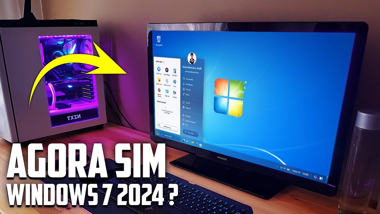 Fizeram um Novo Windows 7 2024 ! - YouTube
