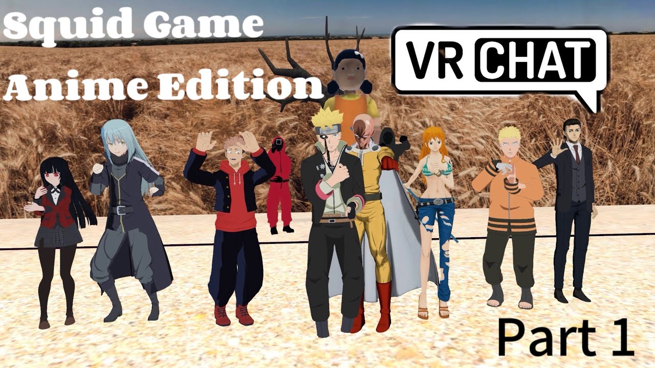 Squid Game Anime Edition VRChat Part 1 - YouTube