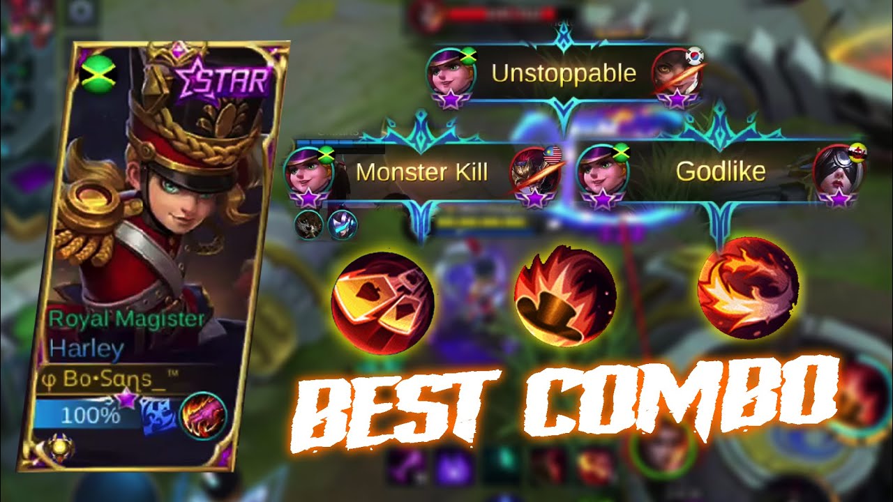 HARLEY HYPER CARRY BEST BUILD AND COMBO HARLEY SEASON 20 - MLBB - YouTube