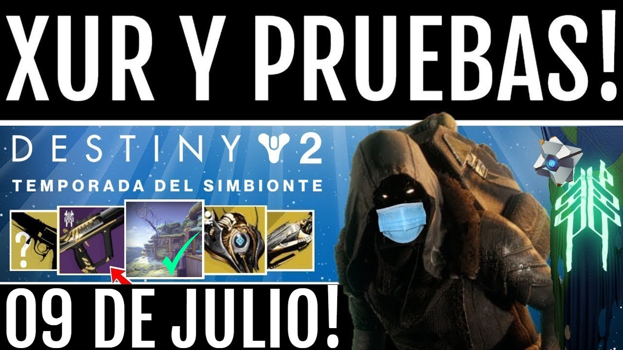 XUR! LOCALIZACIÓN! QUEST! EXÓTICOS! JAVELIN-4! PRUEBAS DE OSIRIS Y ...