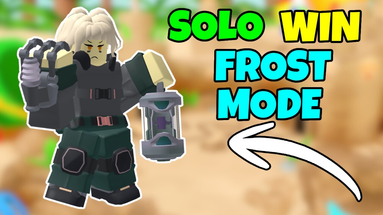 SOLO FROST MODE TRIUMPH WITH BIOLOGIST + EASY WIN | TDS Tower Defense ...