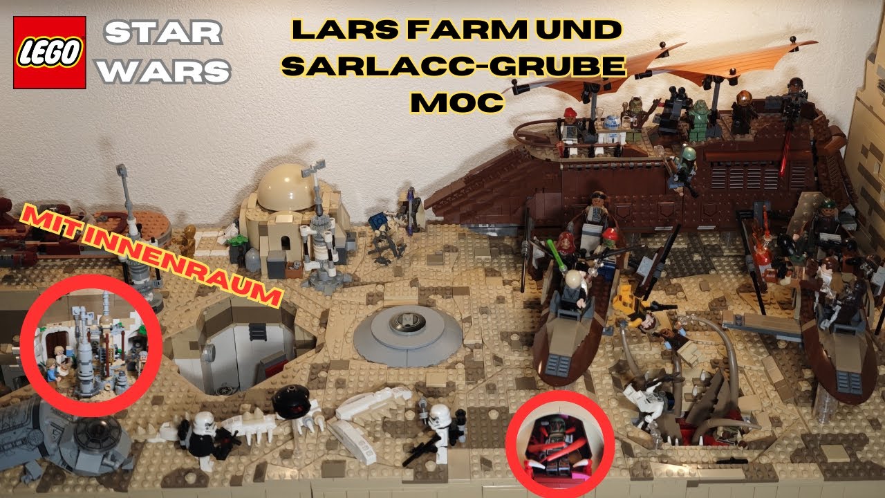 Ab in die Jundland Wüste! Lars Farm und Sarlacc Grube LEGO Star Wars ...