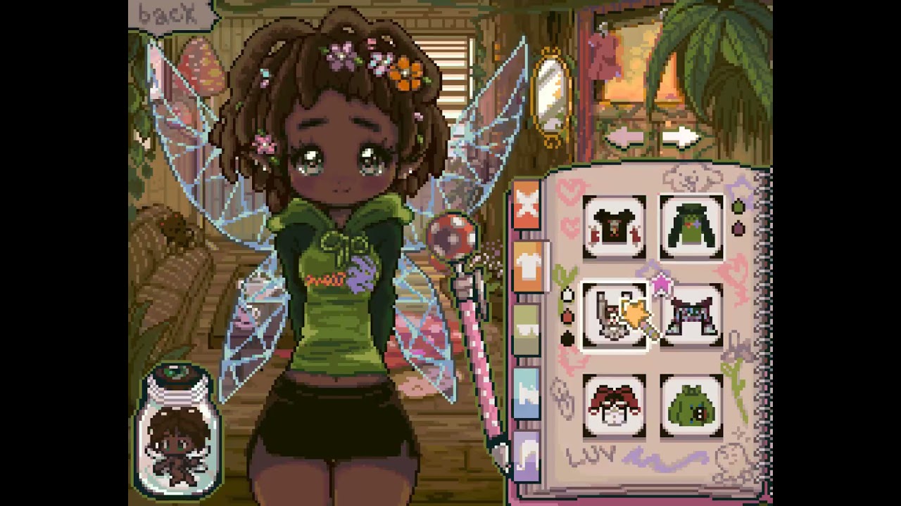 pixel customize character gif - YouTube