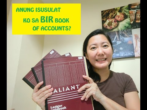 BIR PART 2: HOW TO FILL UP BIR BOOK OF ACCOUNTS?