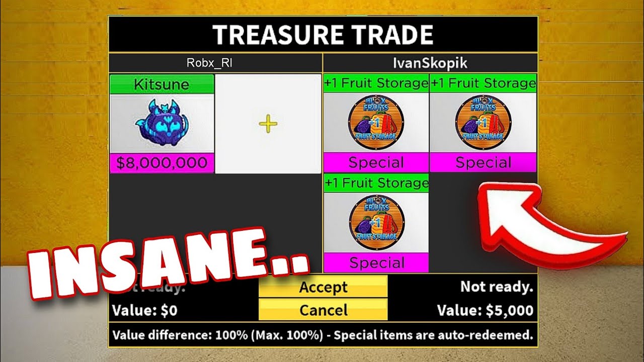 Best Trade For KITSUNE in Blox Fruits - Trading Update 27 - YouTube