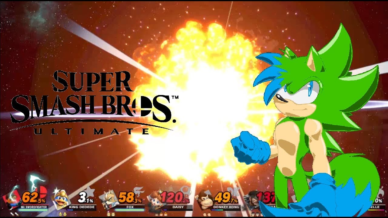 Super Smash Bros. Ultimate - 8 player smash Green Hill Zone to ...