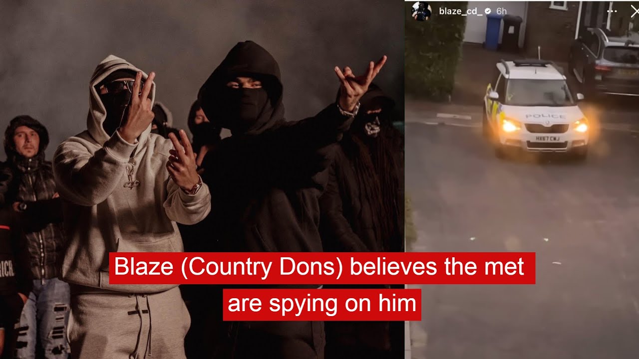 Blaze (country dons) believes the Met are spying on him - YouTube