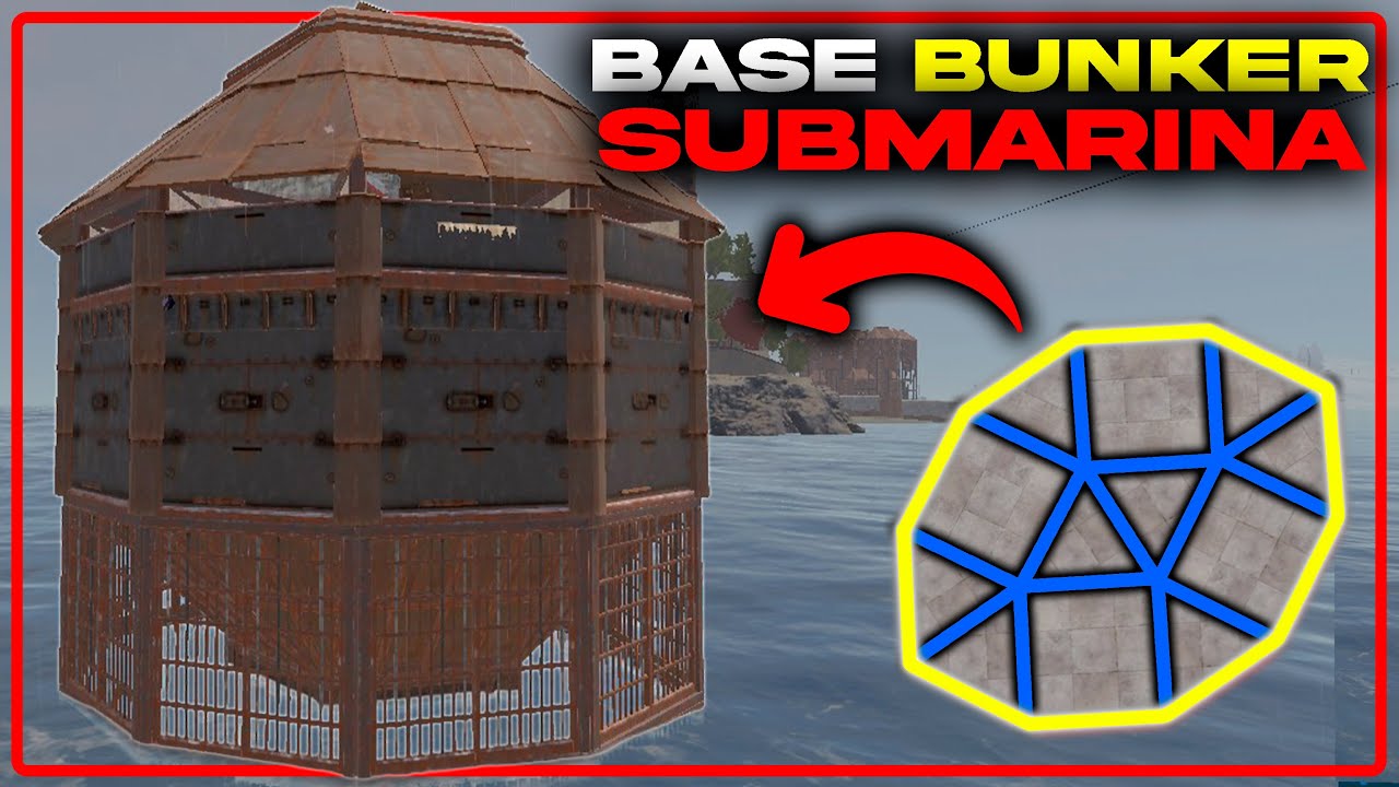 BASE BÚNKER SUBMARINA | Rust Bases | @NazEGamingTV - YouTube