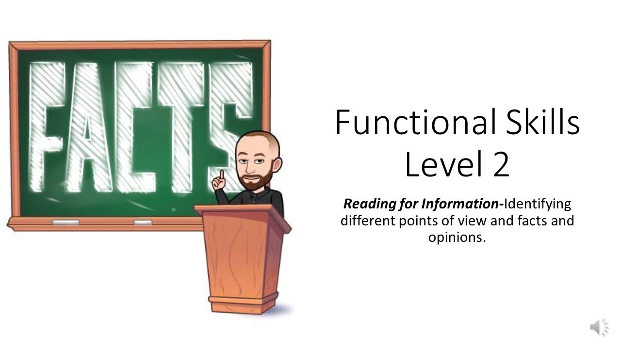 Functional Skills Level 2 Fact and Opinion - YouTube