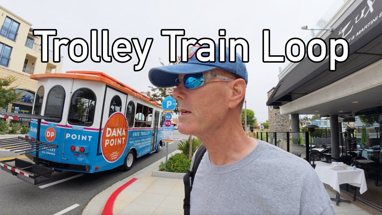 Trolley Train Loop in South Orange County - YouTube
