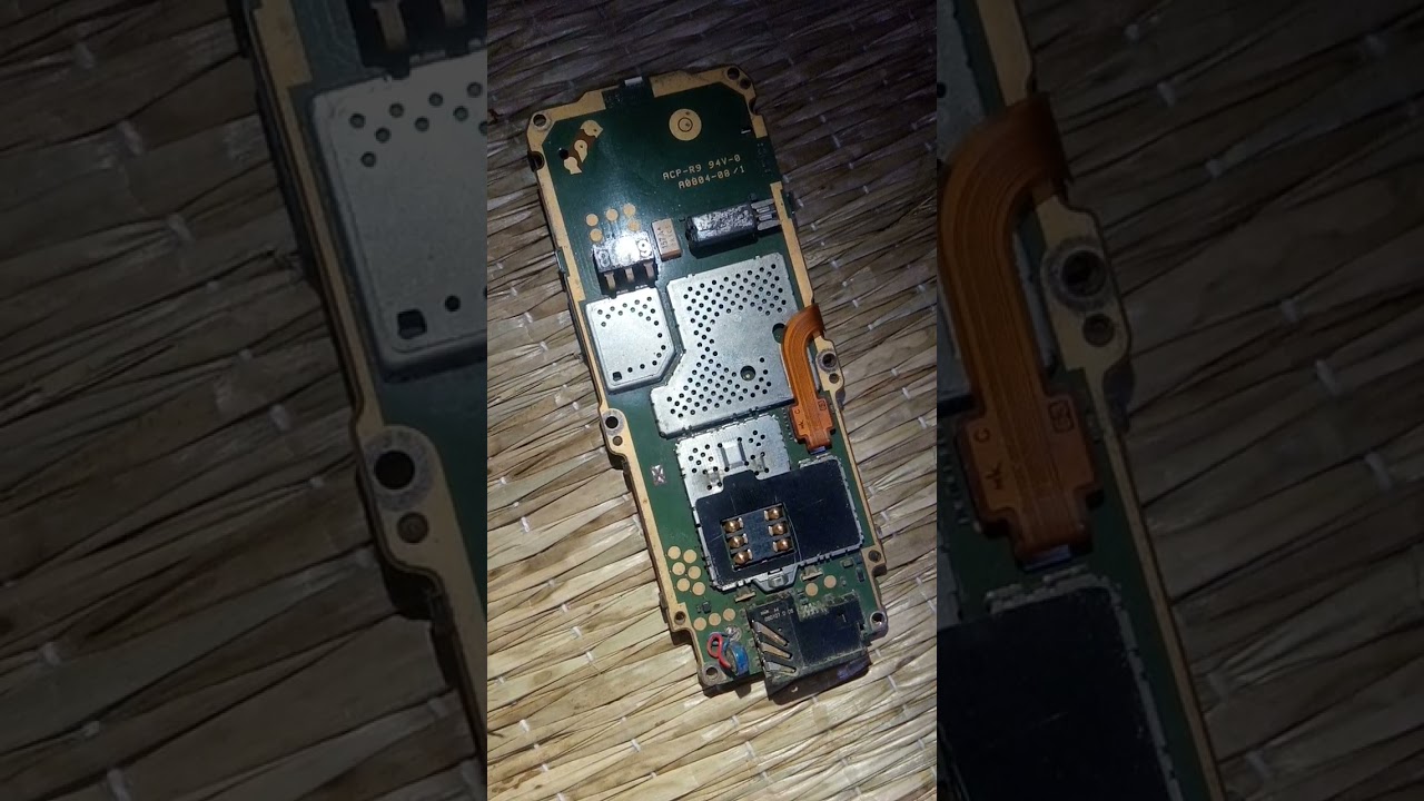 Nokia 1208 insert sim solution - YouTube