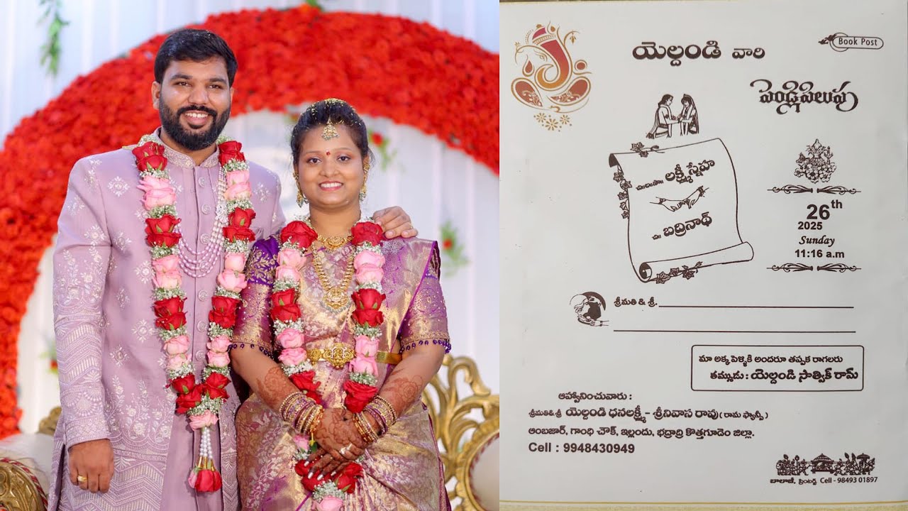 Lakshmi Sneha weds Badrinath wedding live video streaming - YouTube