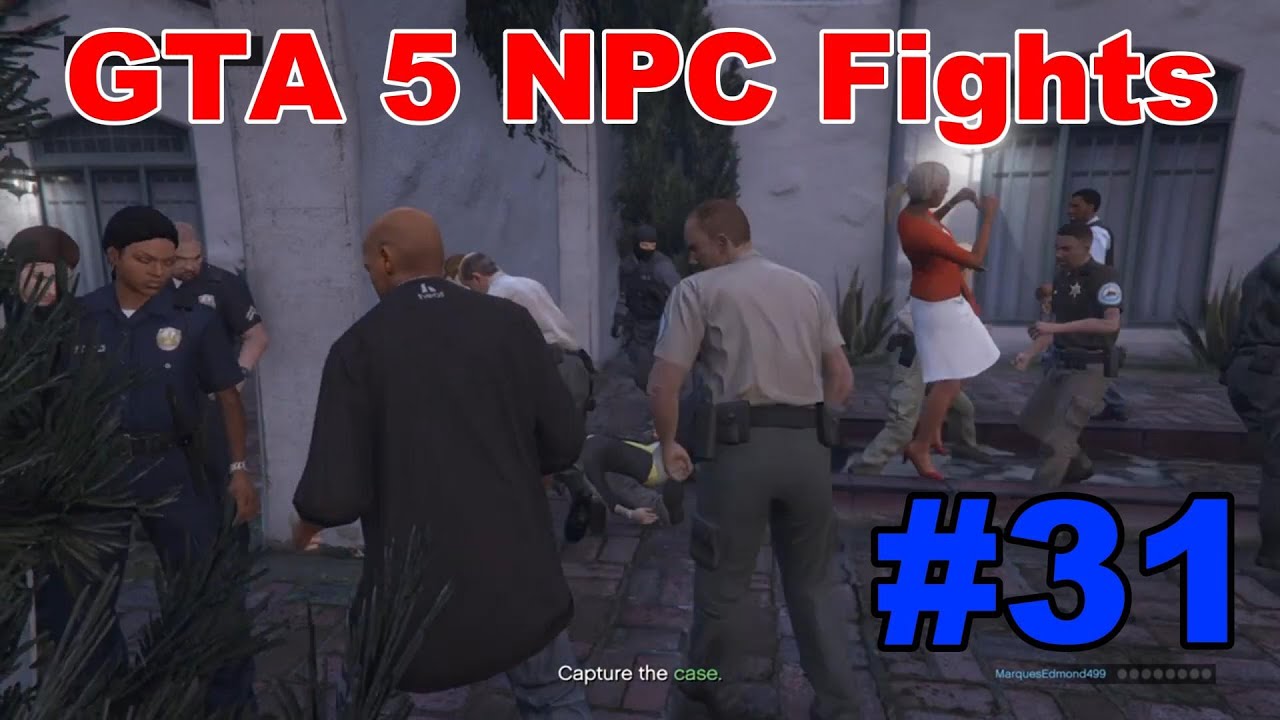 GTA 5 NPC Fights #31 - YouTube